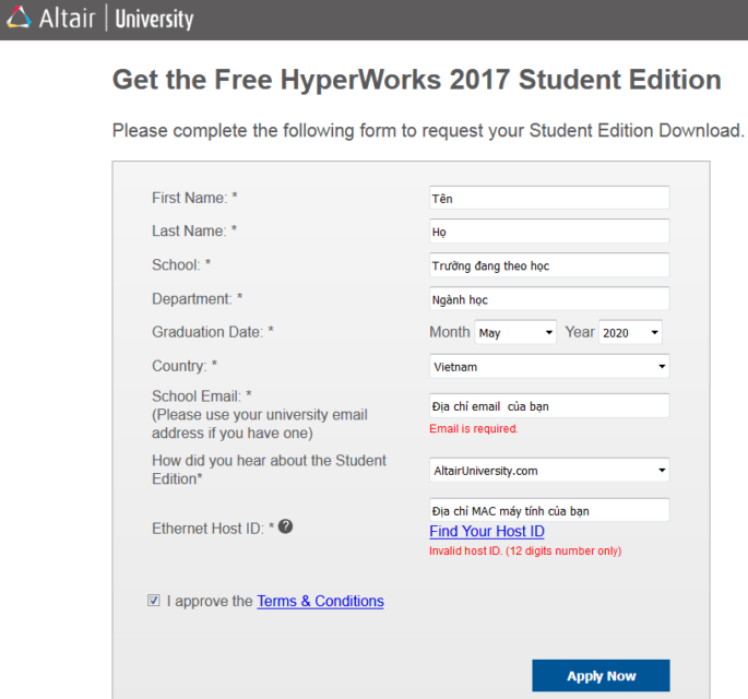 HyperWorks 2017 Student Edition Quick Installation Guide - Vietbay