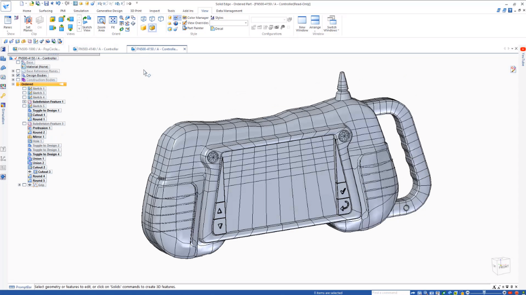 Tính năng nổi bật Subdivision Modeling trên Siemens Solid Edge 2021 - Vietbay
