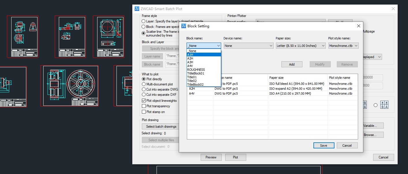 Tối ưu hóa chức năng Smart Plot (in thông minh) trong Zwcad 2024 SP1 - Vietbay