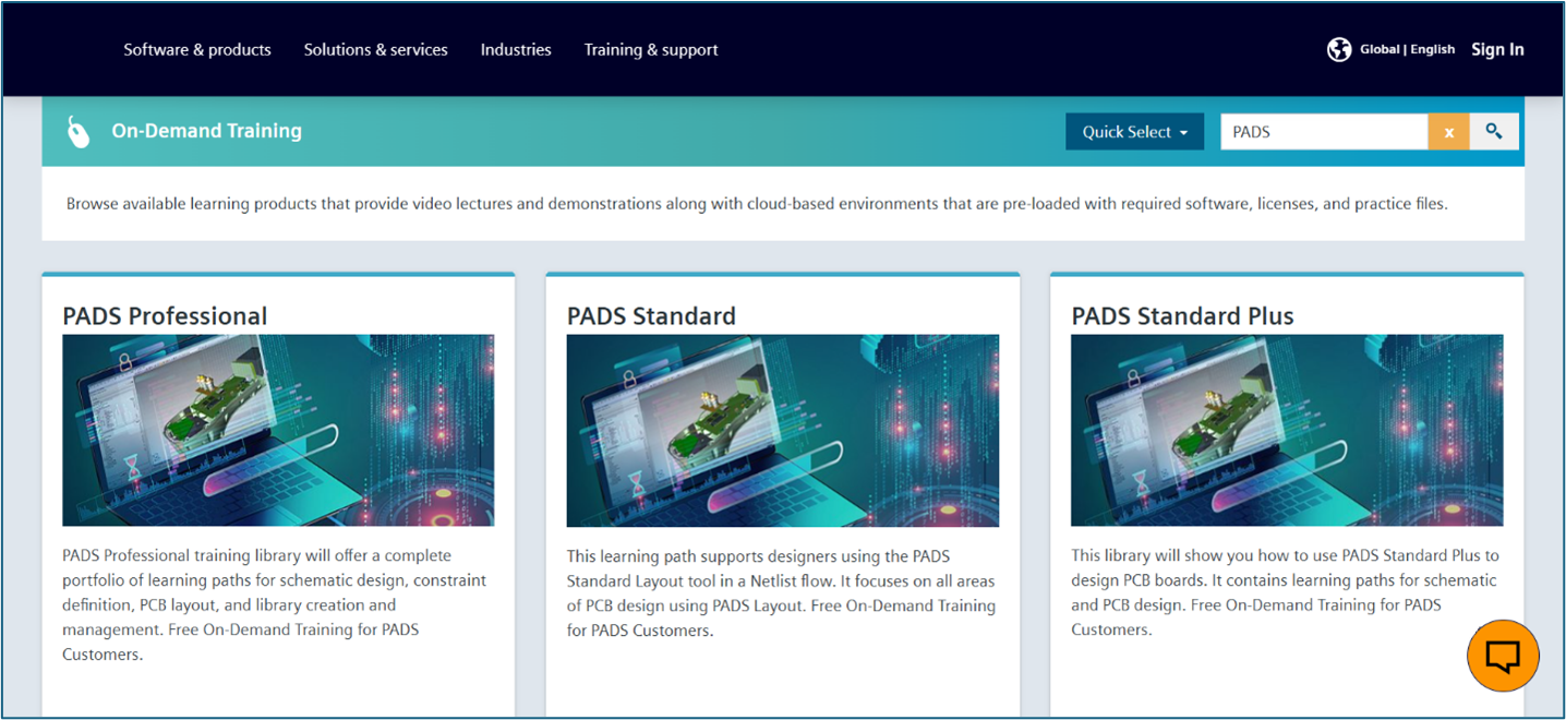 Free Training Program for PCB Design Software – PADS on Siemens ...