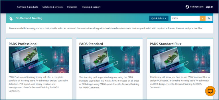 Free Training Program for PCB Design Software – PADS on Siemens ...